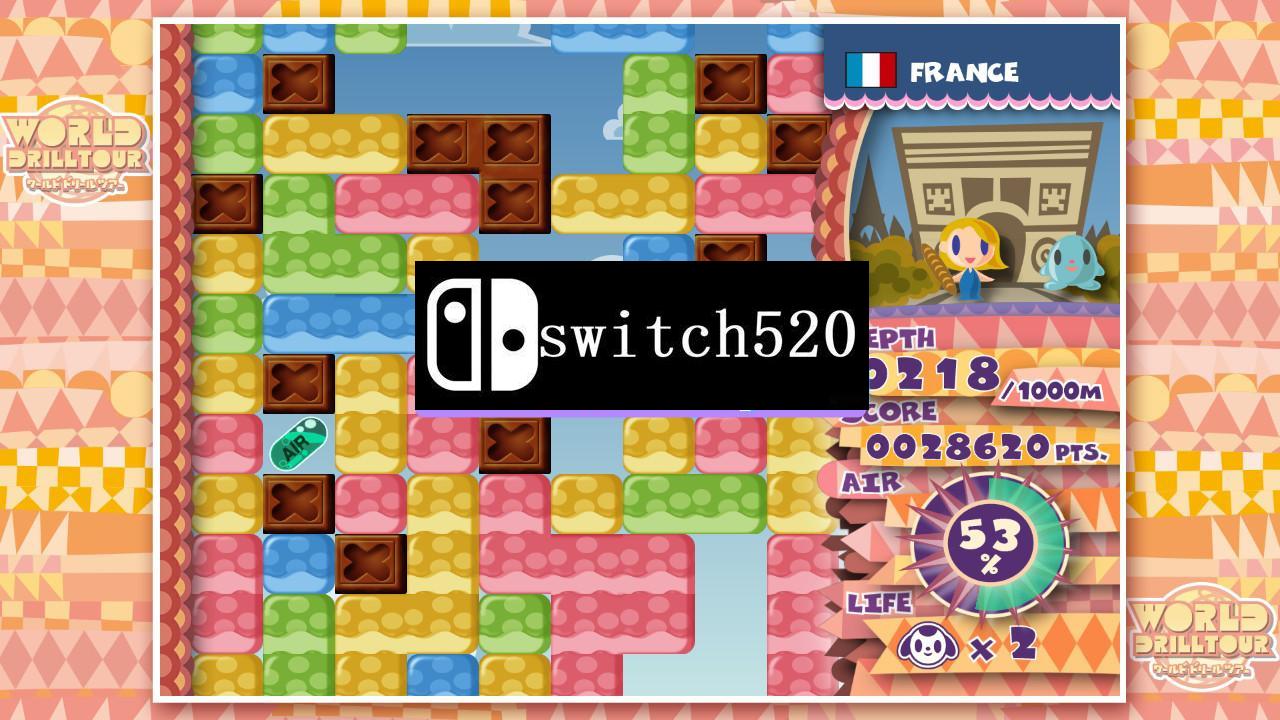 《爆钻小英雄：钻头乐园 Mr. DRILLER DrillLand》Switch中文版XCI下载 – 含1.0.3补丁_Switch520