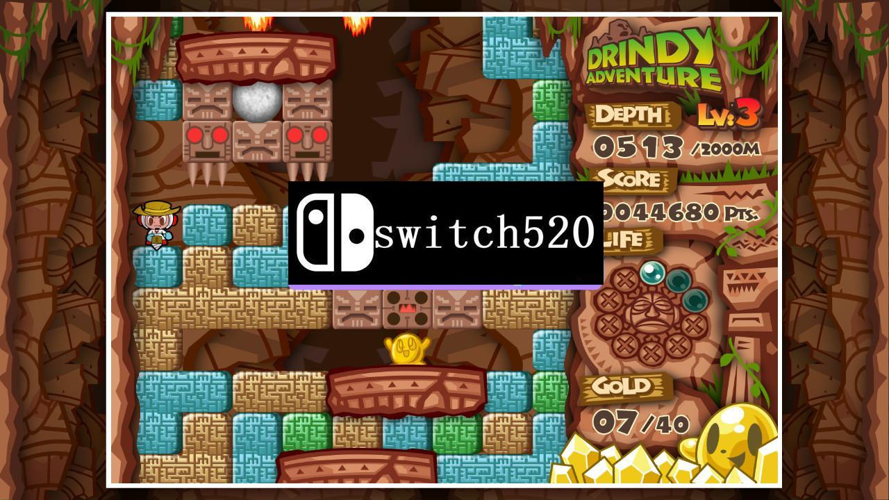 《爆钻小英雄：钻头乐园 Mr. DRILLER DrillLand》Switch中文版XCI下载 – 含1.0.3补丁_Switch520